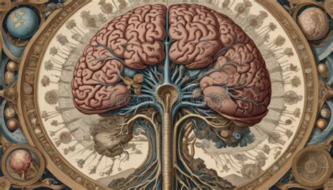 Artistic Human Brain Illustration Stock Illustration Illustration Of