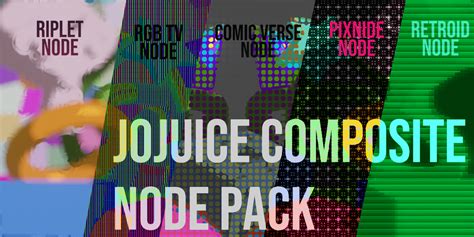 Jojuice Composite Nodes Addon 5 Post Processing Effects Blender