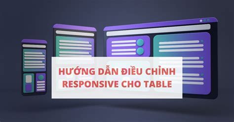 Responsive cho Table bảng trong Website TADA