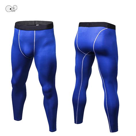 Quick Dry Mens Skinny Tight Mma Compression Pants Running Jogging