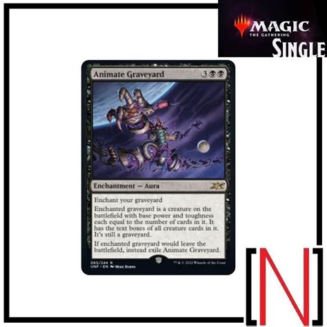 Mtg Single Unf Animate Graveyard ระดับ Rare ภาษาอังกฤษ Shopee