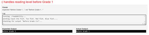 Help With Readability Possible Bug In Check50 Rcs50