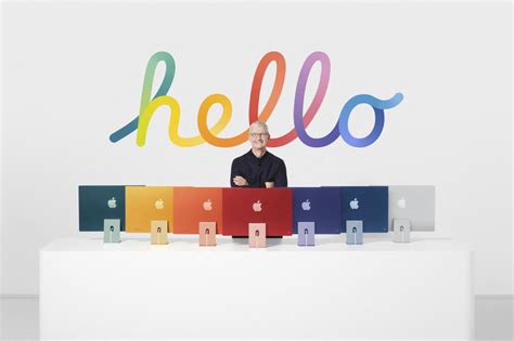 Apple Rilis Imac Baru Dengan Chip M1 Lebih Tipis Dan Warna Warni