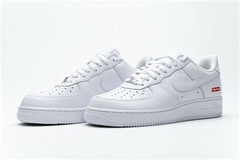 Supreme X Nike Air Force Low Box Logo White CU