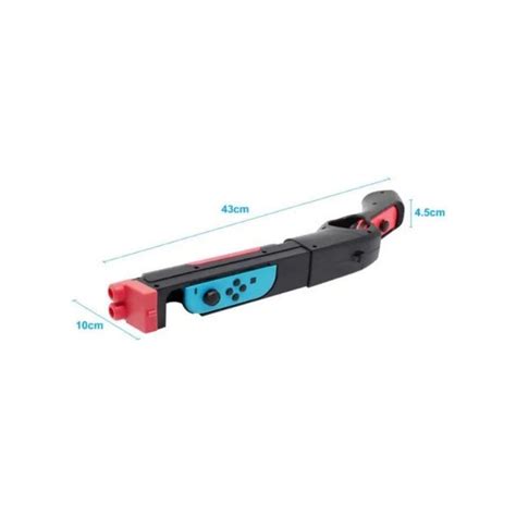 Controlador Pistola Para Joycons Nintendo Switch Real Plaza