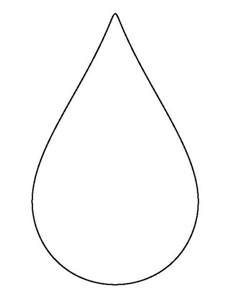 Large Raindrop Pattern Use The Printable Outline For Crafts Creating Stencils Scrapbooking