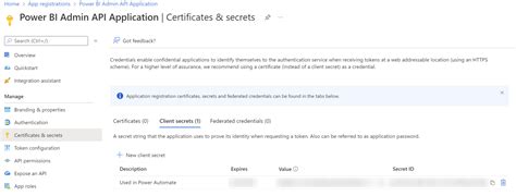 How To Use A Service Principal In Power Bi Admin Rest Apis In Power