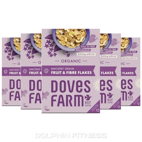Doves Farm Ancient Grain Fruit And Fibre Flakes 5 X 375g