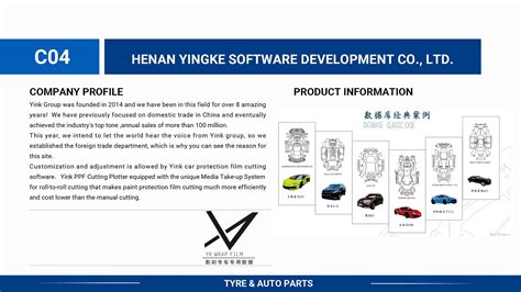 Henan Yingke Software Development Co Ltd Exhibitors Tyres Automotive Vehicles Spare