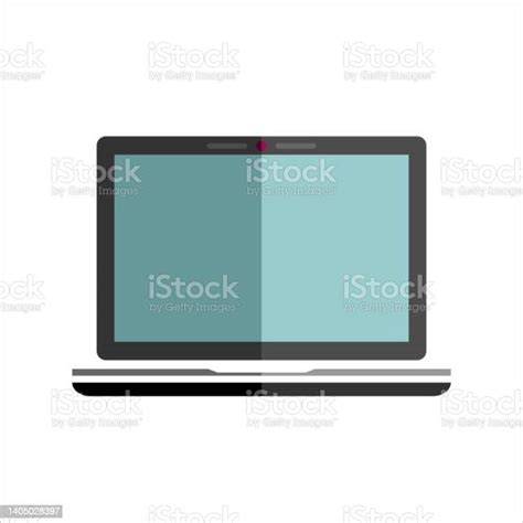 트렌디 한 평면 스타일의 노트북 아이콘 벡터 일러스트레이션 0명에 대한 스톡 벡터 아트 및 기타 이미지 0명 공란 노트북 Istock