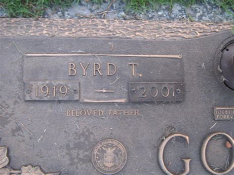 Byrd Thomas Gober 1919 2001 Find A Grave Memorial