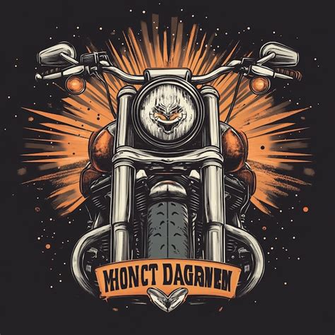 Harley Davidson Vector Logo Art Design Premium Ai Generated Image