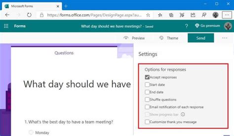 how to create poll with microsoft forms pureinfotech