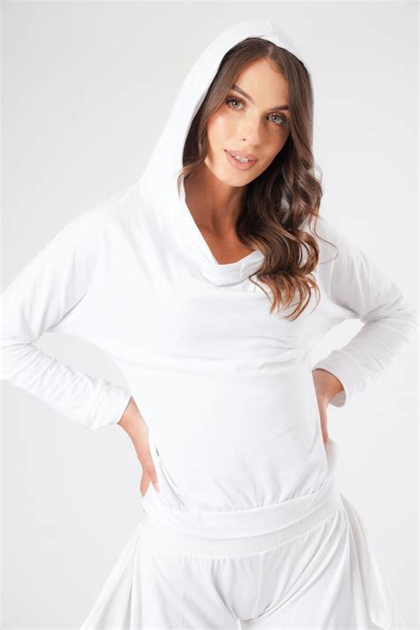 Unisex White Yoga Hoodie Kundalini Yoga Clothing Kundalini Etsy Ireland