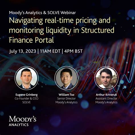 Saurabh Rob K On Linkedin Moodys Analytics And Solve Navigating Real Time Pricing And Monitoring