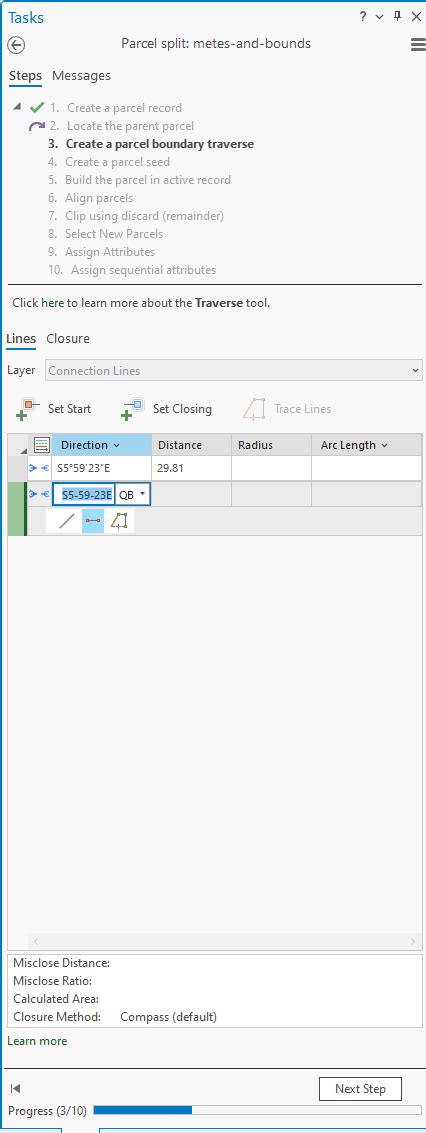 Solved Traverse Tool Layer Option Greyed Out After Start Esri