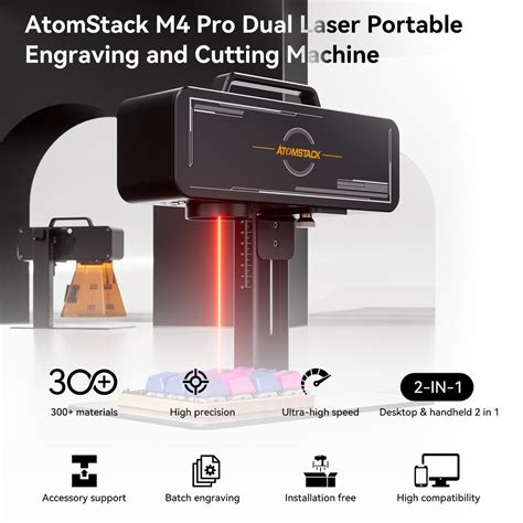 Atomstack M4 Pro Portable Dual Laser Engraver Ikier