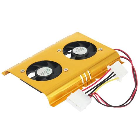 Hard Disk Cooling Fan HDD Dual Fan Cooler For Comp Grandado