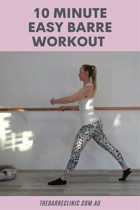 15 Minute Full Body Barre Workout Artofit