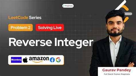 Day 2 Leetcode Problem Solving Reverse Integer Solution Explained 150 Days Coding Challenge