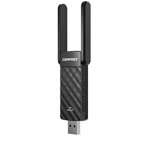 Comfast Ax1800 Wireless Network Card Wifi 6 Usb Adapter Dual Band 2 4g 5ghz Usb 3 0 Wifi6 Dongle
