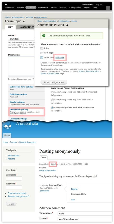 Nodes Add Post As Anonymous Checkbox To Forum Topic Creation