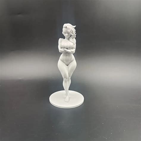 Sexy Goth Bikini Beauty Anime Figurine Sexy Girl Free 3d Print Model Makerworld
