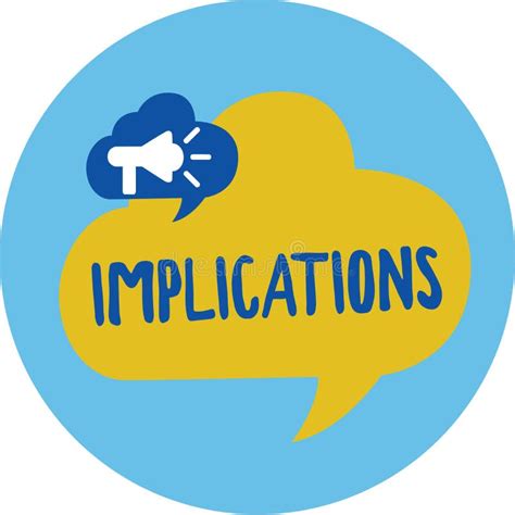 Conceptual Hand Writing Showing Implications Business Photo Showcasing