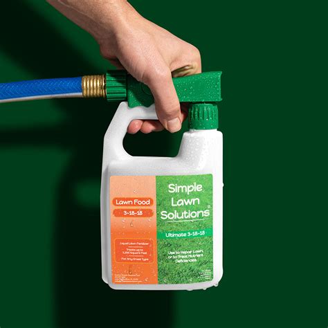 3 18 18 Liquid Lawn Food Fertilizer 32 Ounces Simple Lawn Solutions