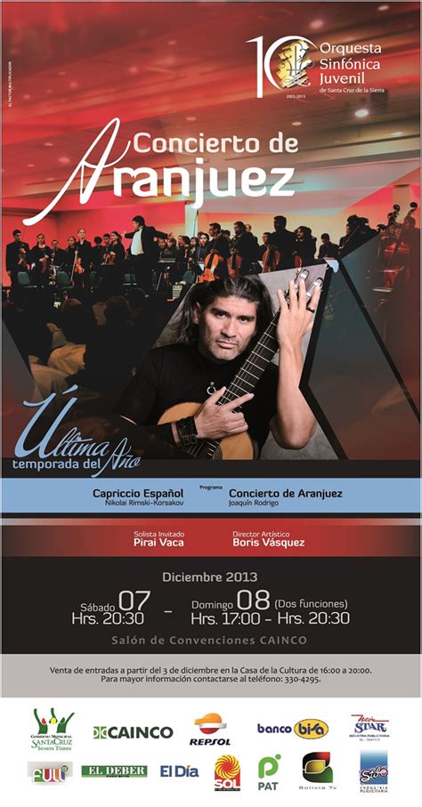 Última Temporada 2013 Concierto De Aranjuez Fundación Icees