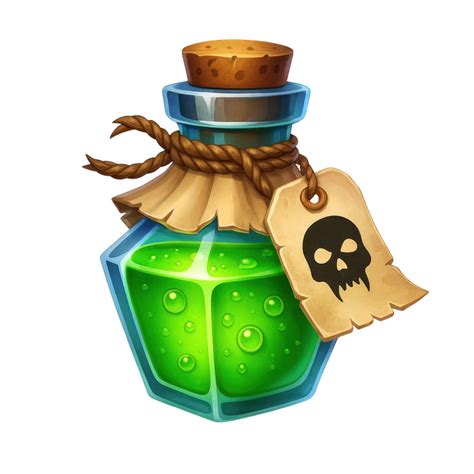 Download Poison Potion Green Elixir Magic Bottle Royalty Free Stock