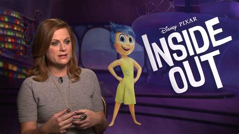 Inside Out Interview Amy Poehler Joy Youtube