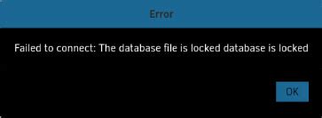 How To Resolve The SQLite Database File Is Locked Error Blog GoldyTools