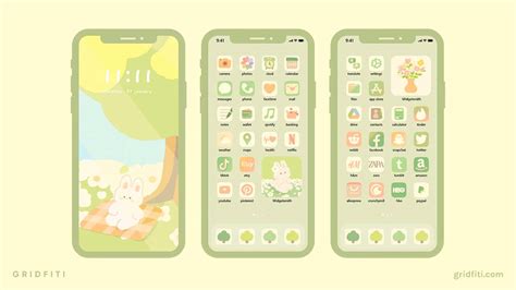 Thiết kế độc đáo cute green app icons Cho máy tính và điện thoại của bạn