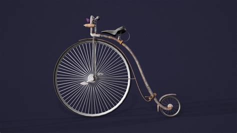 3d Model Penny Farthing Bicycle Turbosquid 2047050