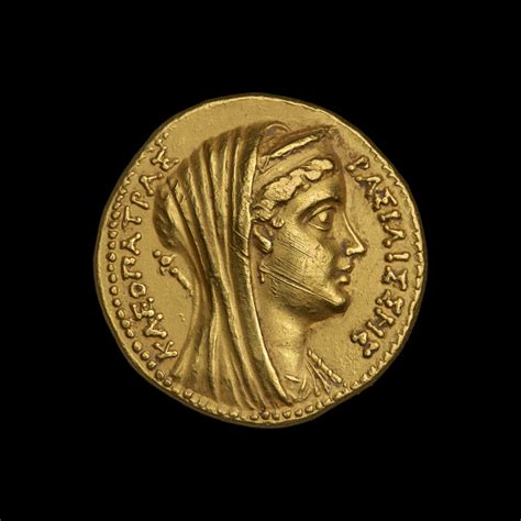 Coin Cleopatra I Ptolemy Vi Philometor The British Museum Images