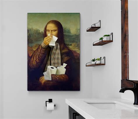Quadro Decoração De Bar Retrô Monalisa 40x60cm MercadoLivre
