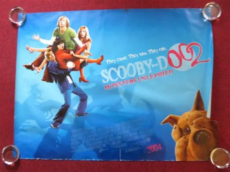 SCOOBY-DOO 2: MONSTERS UNLEASHED UK QUAD (30"x 40") ROLLED POSTER 2004 ...