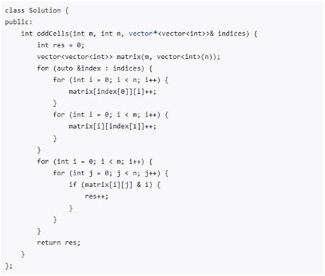 奇数值单元格的数目 Csdn博客