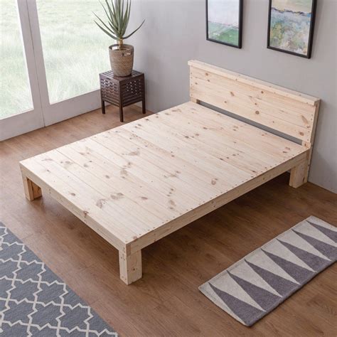 튼튼 원헤드 평상침대 원목침대 마루 실내 평상 무도색 Bed Frame Design Bed Furniture
