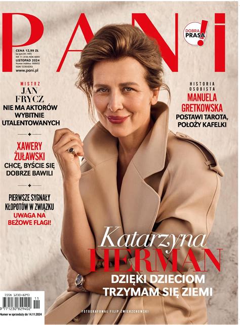 Katarzyna Herman Pani Magazine Cover Poland November 2024 Famousfix