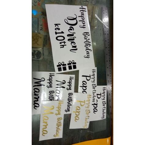 Jual Stiker Custom Shopee Indonesia