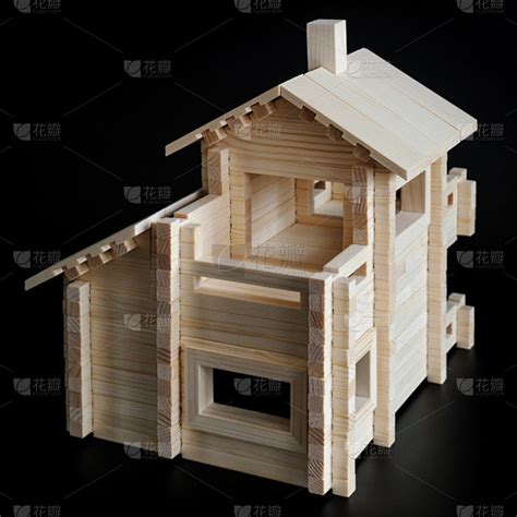 木制 房屋 玩具 小木屋 块状 家庭生活 建筑业 屋顶 空的 商业金融和工业