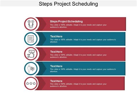 Steps Project Scheduling Ppt Powerpoint Presentation Outline Layout Cpb