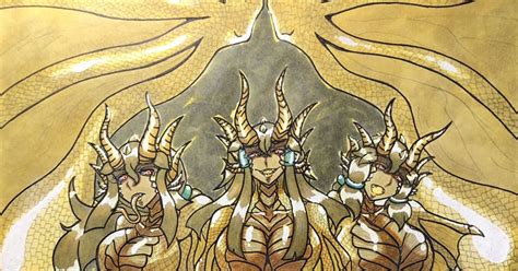 Ghidorah Kom版キングギドラ擬人化 いかろすのイラスト Pixiv
