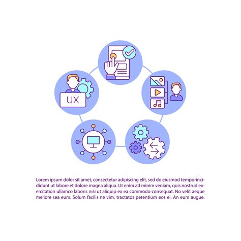 Human Computer Interaction Concept Line Icons With Text 3530098 Vector Art At Vecteezy