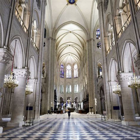 Notre Dame S New Spire Revealed As Scaffolding Removed In Paris