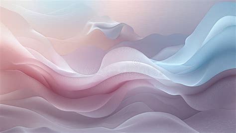Serene Abstract Pastel Wave Gradient Background Stock Illustration Illustration Of Lavender