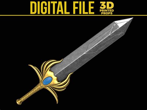 She Ra And The Princesses Of Power Sword 3d Printed Props