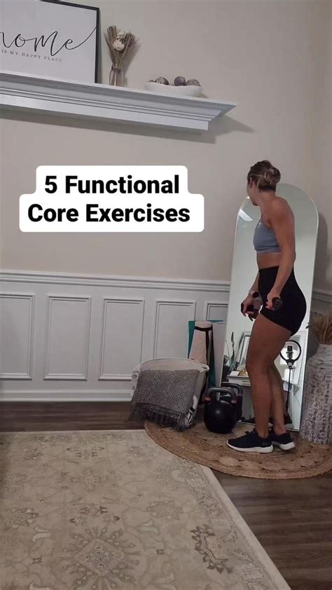 Functional Core Exercises [video] Core Workout Kettlebell Workout